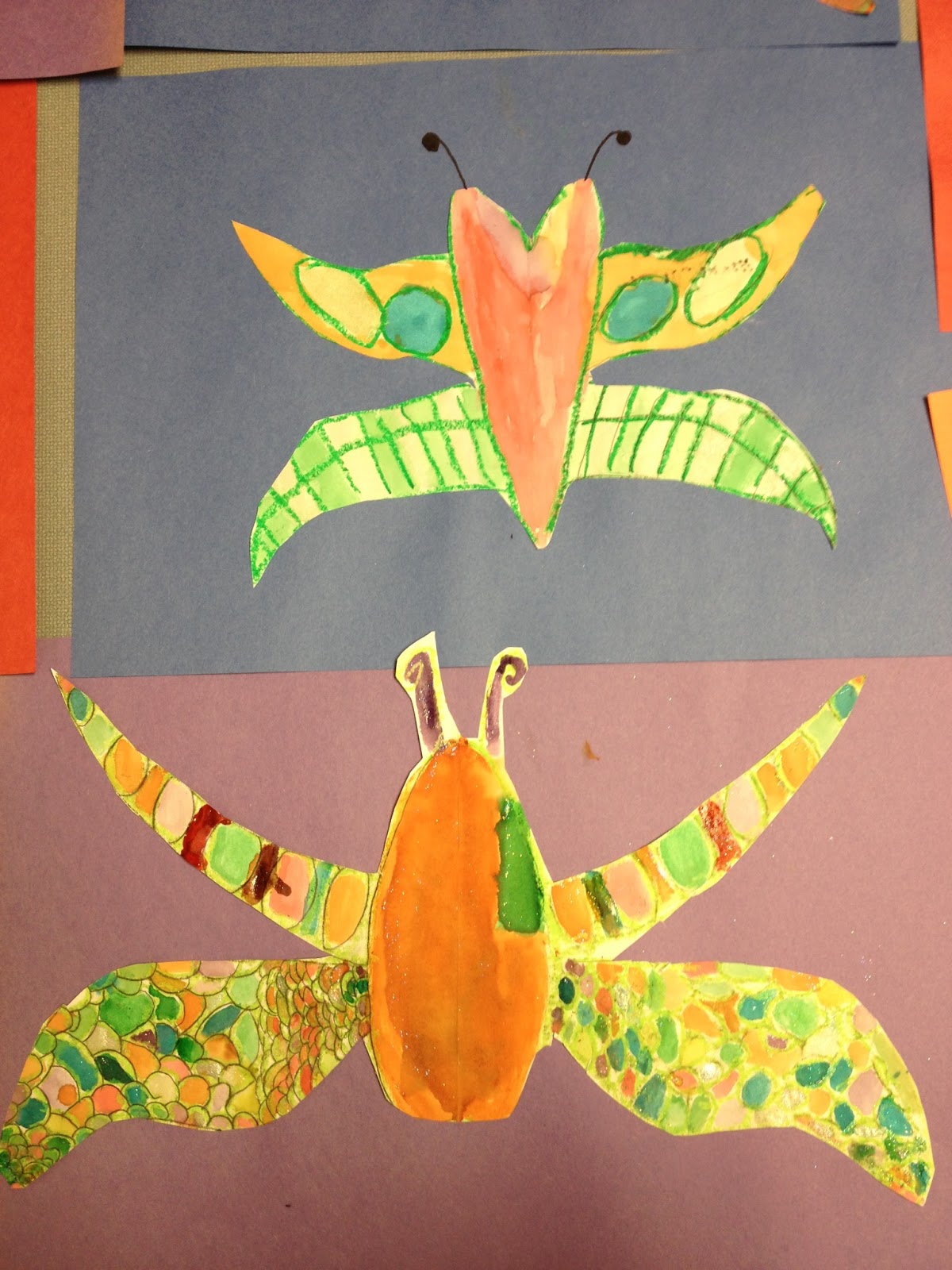 Color Me Michelle: 2nd Grade - Formal Balance/Symmetry Butterflies